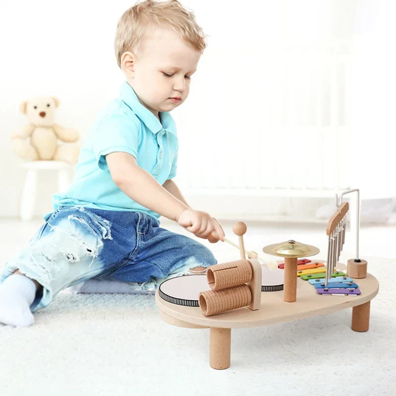 Montessori Toddler Music Set – Wooden Musical Instruments (Percussion ...
