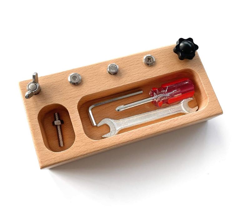 Montessori Fun Screw & Play Board for Kids – Montessori Australia
